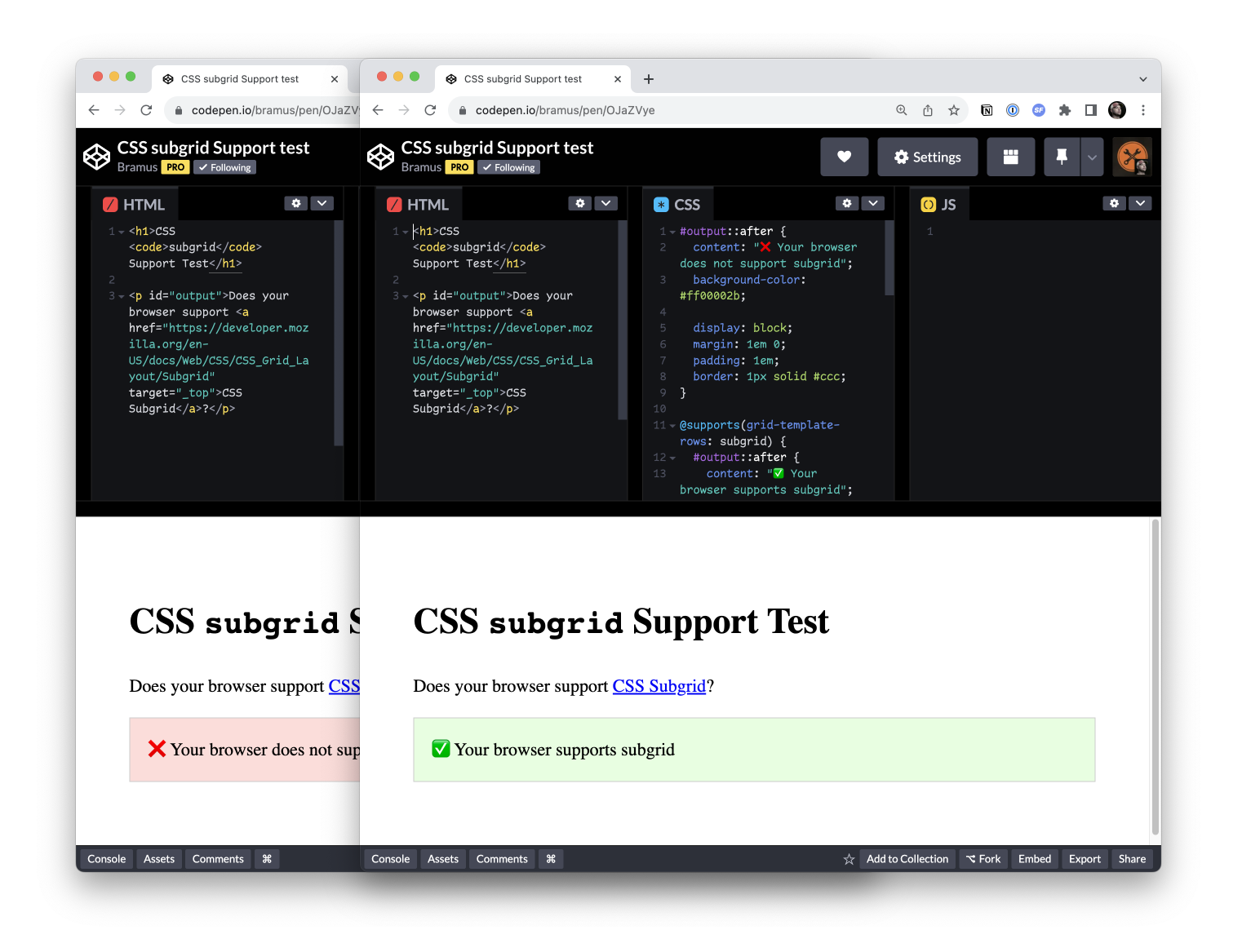 Chris’ Corner: Subgrid – CodePen